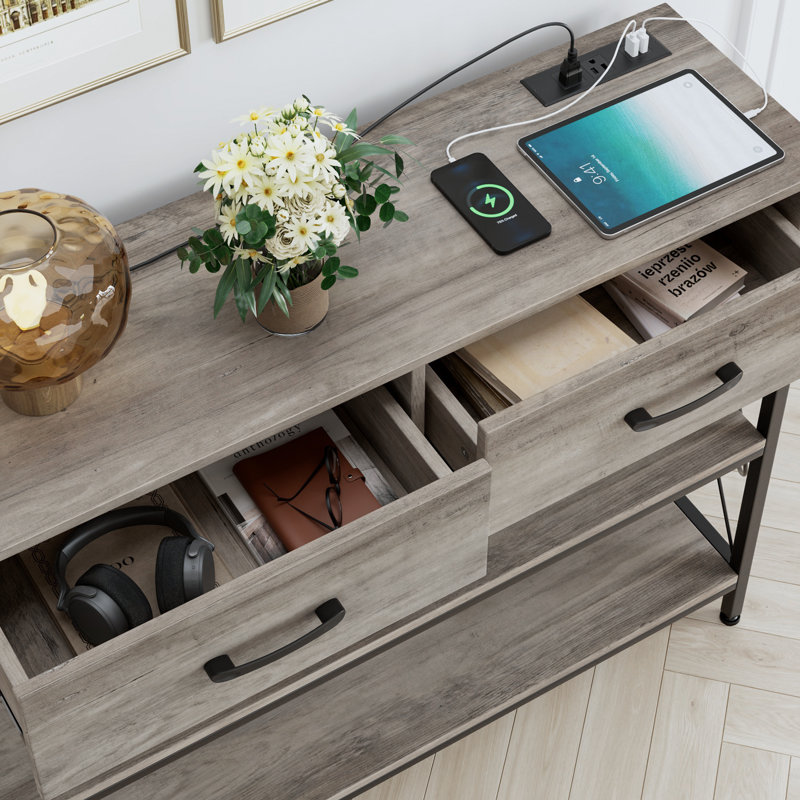 Sofa table with usb ports store
